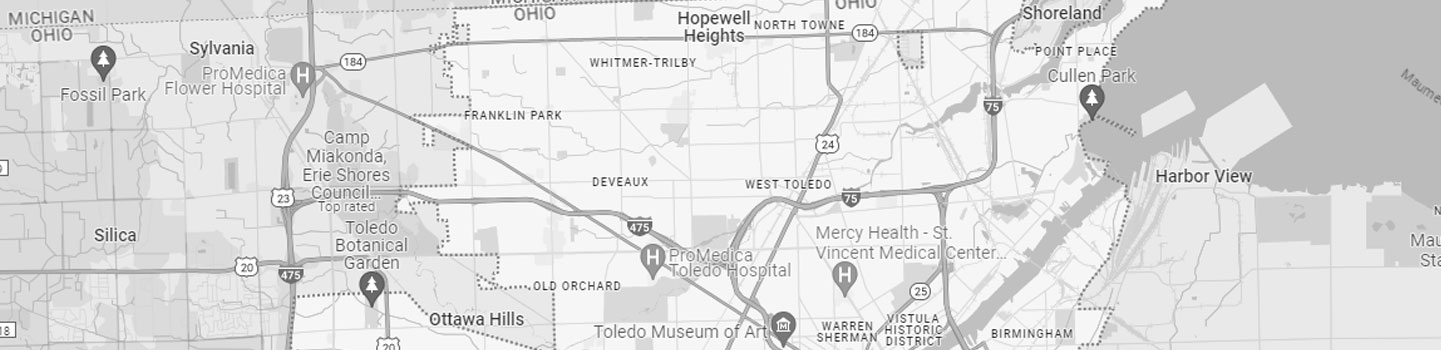 Ohio Location Map | Rapid Roofing